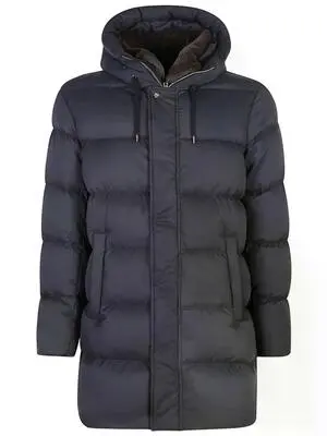 Herno Logo-plaque Padded Jacket - Blue