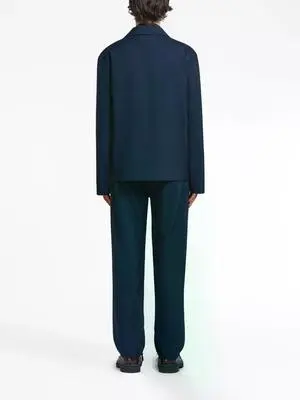 Marni Contrast-stitch Wool Blazer