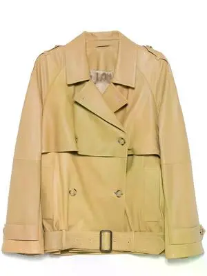 TOTEME Double-breasted Leather Jacket