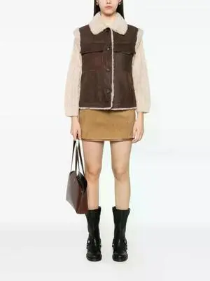 Brunello Cucinelli Shearling-collar Gilet
