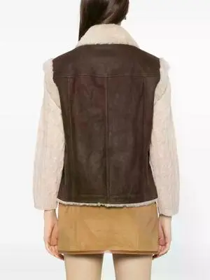 Brunello Cucinelli Shearling-collar Gilet