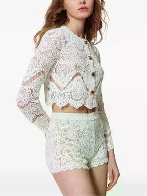 TWINSET Knitted Cropped Jacket