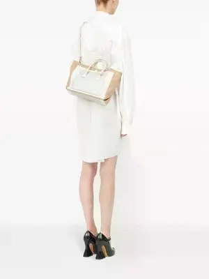 MAISON MARGIELA Micro 5ac Trompe-l'oeil Top-handle Bag - Neutrals