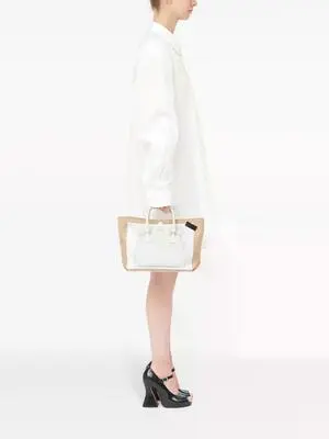 MAISON MARGIELA Micro 5ac Trompe-l'oeil Top-handle Bag - Neutrals