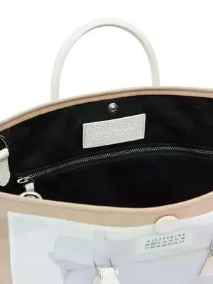 MAISON MARGIELA Micro 5ac Trompe-l'oeil Top-handle Bag - Neutrals