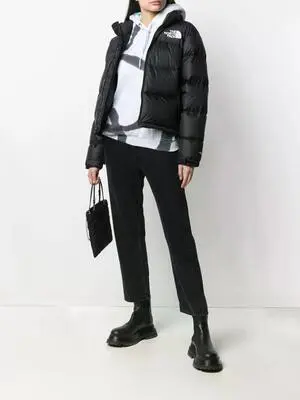 The North Face Embroidered-logo Puffer Jacket