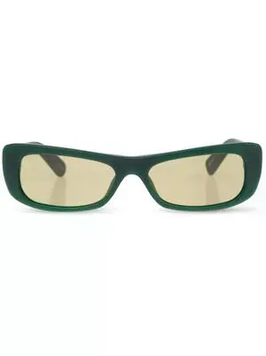 Jacquemus Jacquemus X Linda Farrow Les Lunettes Capri Sunglasses Green