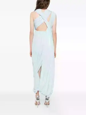 Christopher Esber Sculptured Draped Asymmetric Dress
