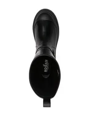 Hogan Logo-buckle 40mm Ankle Boots