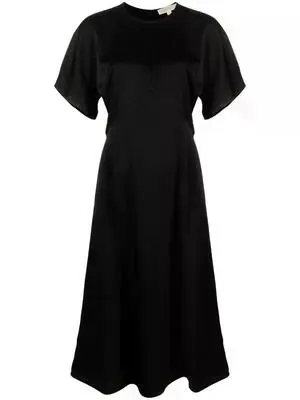 Michael Kors Flared Satin Midi Dress