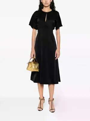Michael Kors Flared Satin Midi Dress