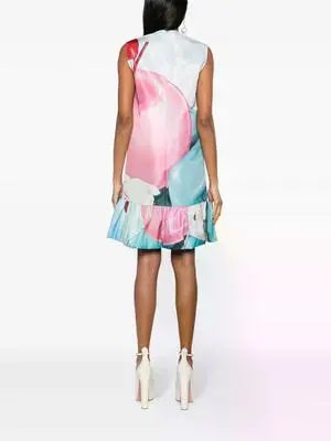 Nina Ricci Graphic-print Flared Minidress