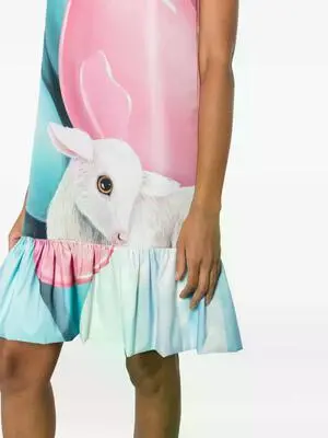 Nina Ricci Graphic-print Flared Minidress