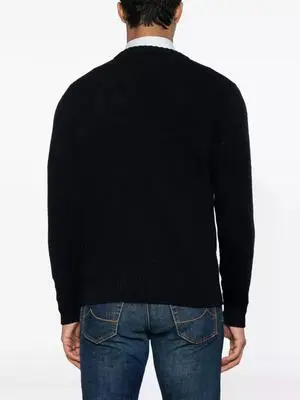 Canali Crew-neck Merino Wool Jumper