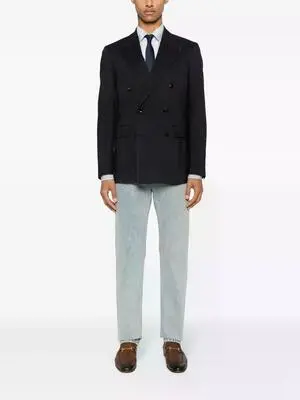 Tagliatore Double-breasted Blazer - Blue