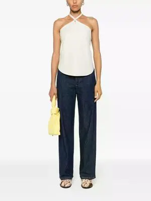BASERANGE High-waisted Straight-leg Jeans