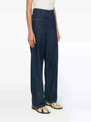 BASERANGE High-waisted Straight-leg Jeans