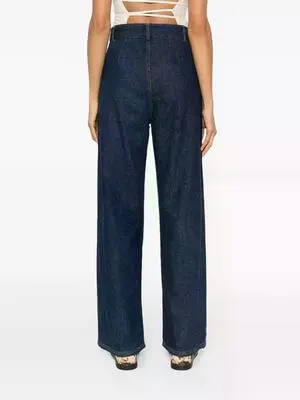 BASERANGE High-waisted Straight-leg Jeans