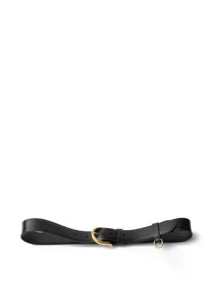 Prada Leather Belt Blue