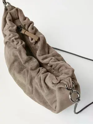 Brunello Cucinelli Debossed-logo Cross Body Bag