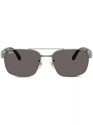 Ray-ban Logo-lettering Sunglasses - Silver