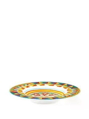 Dolce & Gabbana 2 Piece Fine Porcelain Soup Plate Set