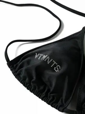 VTMNTS Embellished Triangle Bikini Top