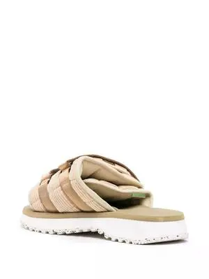 Suicoke Moto-shellab Logo-patch Sandals - Neutrals