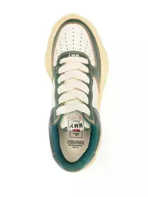 Mihara Yasuhiro Wayne Panelled Leather Sneakers