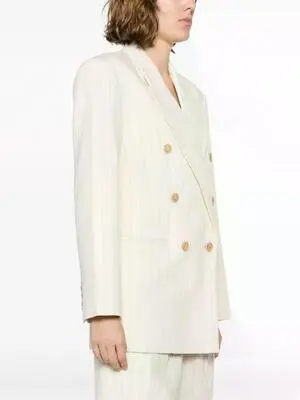 Zimmermann Luminosity Pinstriped Double-breasted Blazer