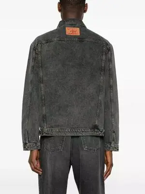Y/project Logo-patch Denim Jacket
