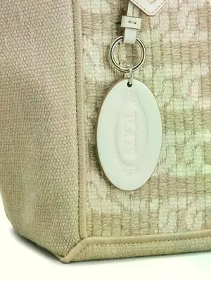 TOD'S Mini Shopping Tote Bag - Neutrals