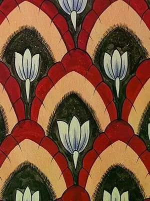 LES-OTTOMANS Hand-painted Iron Tray
