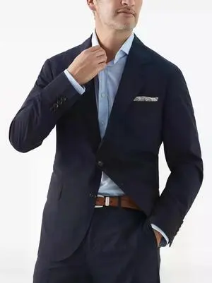 Brunello Cucinelli Single-breasted Virgin-wool Blazer
