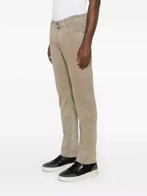 Jacob Cohen Bard Mid-rise Straight-leg Jeans - Neutrals