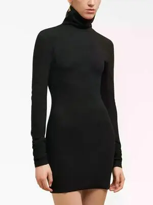AMI Paris High-neck Knitted Minidress