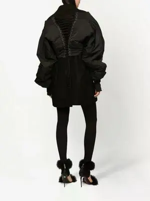 Dolce & Gabbana Lace-up Bomber Jacket