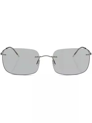 Giorgio Armani Square-frame Sunglasses - Grey