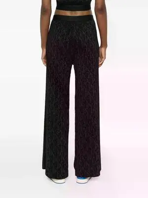 Palm Angels Monogram Jacquard Knit Trousers