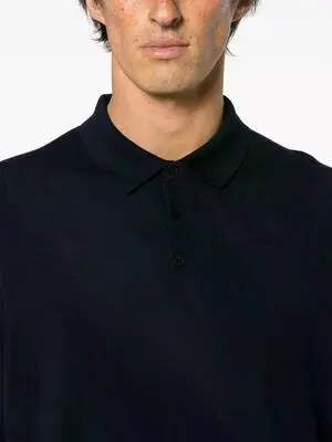BOSS Fine-knit Polo Jumper