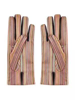 Paul Smith Signature Stripe Lambskin Gloves
