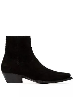 Saint Laurent Lukas 40mm Cowboy Ankle Boots