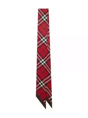 Burberry Checked Silk Scarf