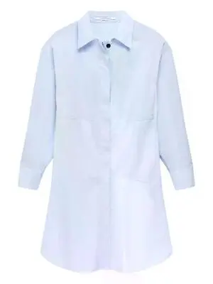 Another Tomorrow Organic Cotton Shirt Dress