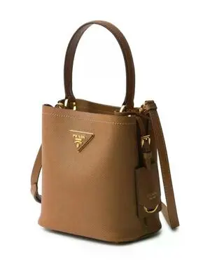 Prada Mini Panier Bucket Bag - Brown