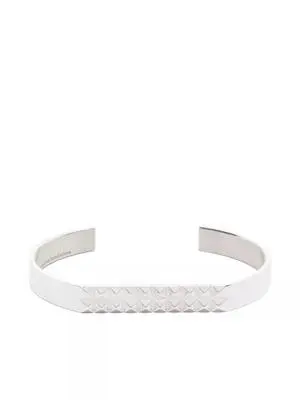 Le Gramme Pyramid-guilloche Bracelet - Silver