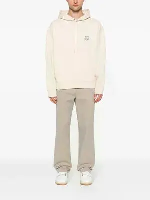 Maison Kitsuné Bold Fox Head Cotton Hoodie - Neutrals