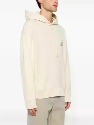 Maison Kitsuné Bold Fox Head Cotton Hoodie - Neutrals