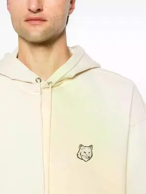Maison Kitsuné Bold Fox Head Cotton Hoodie - Neutrals