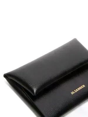JIL SANDER Saffiano-texture Wallet - Black